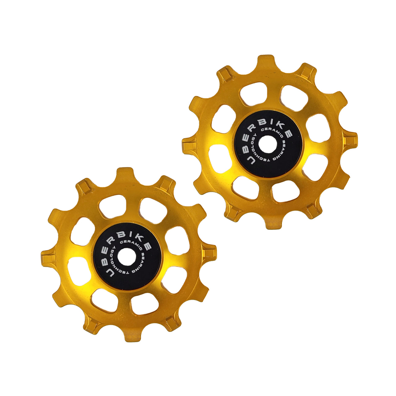 Jockey Wheel Set 12T - Ceramic Hybrid Bearing - Colour Options